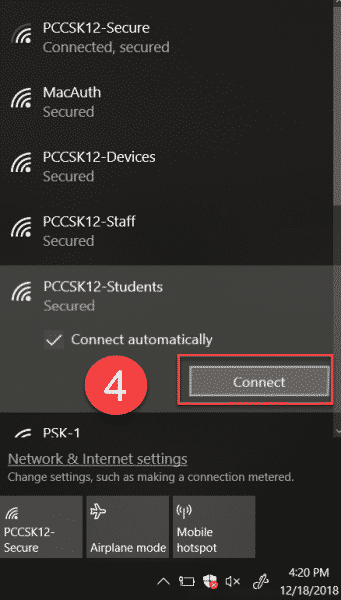 [How-To] Connect to the P-CCS Wi-Fi Network – P-CCSK12 Tech