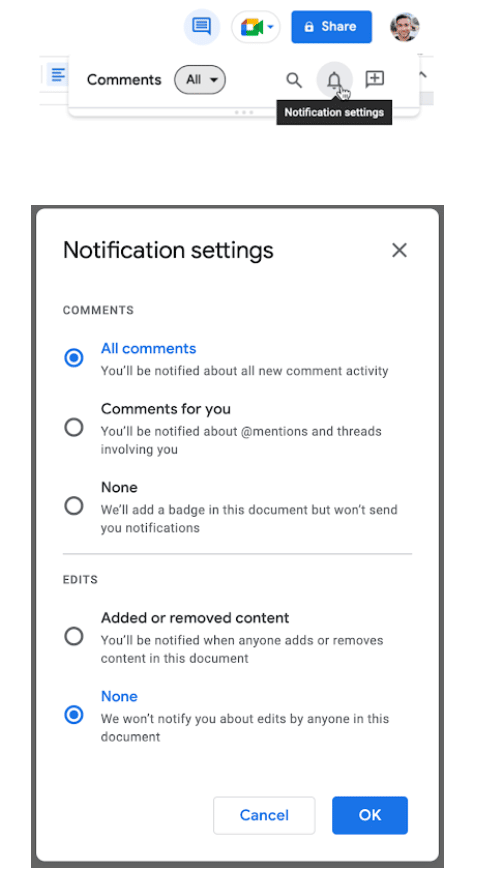 Google Doc edit notifications – P-CCSK12 Tech