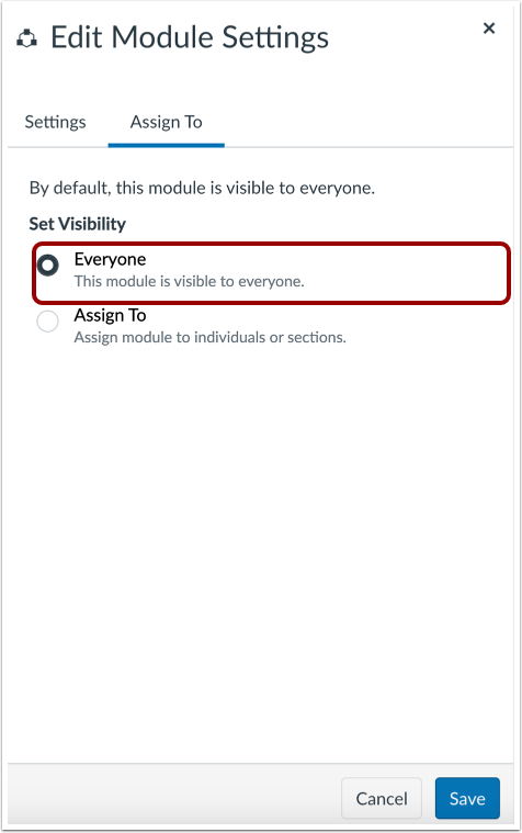 Canvas Update: Assign Module to Specific Students or Groups – P-CCSK12 Tech